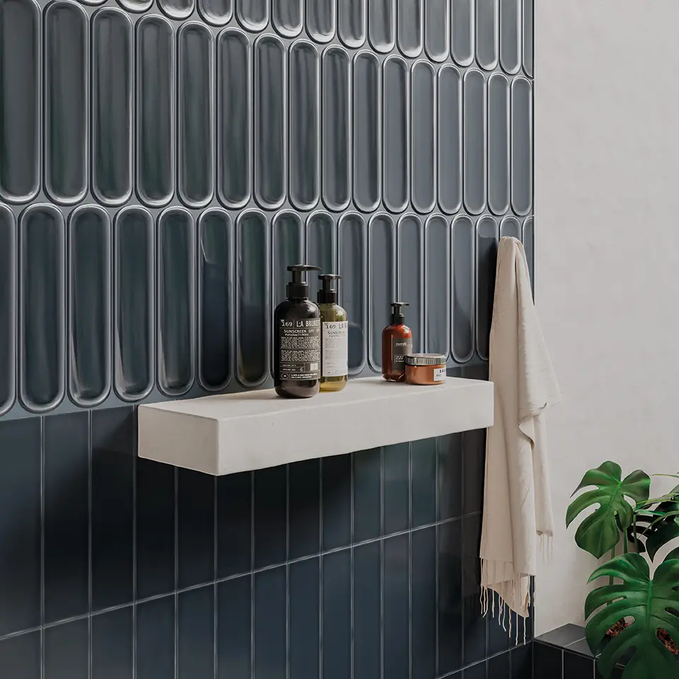 Aquarelle O, Subway Tile | Rounded Subway Tiles | Mosaico Vero